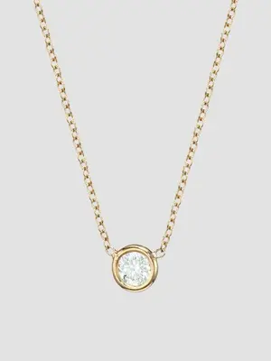 Zoe Chicco Paris 14k Yellow & Diamond Pendant Necklace - Gold