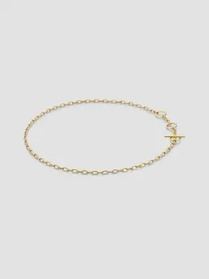 David Yurman Dy Madison Three Ring Chain Necklace In 18k 3mm - Gold