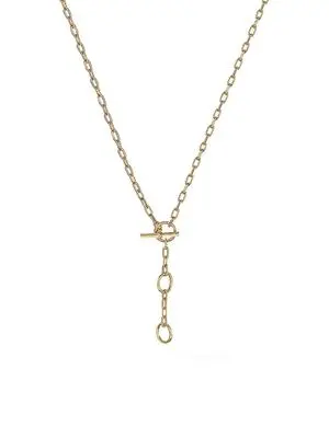 David Yurman Dy Madison Three Ring Chain Necklace In 18k Yellow Gold, 3mm Yellow Gold