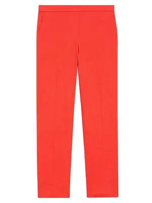 Theory Treeca Linen Pull-on Crop Pants Poppy
