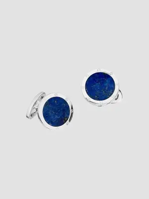 JAN LESLIE Sterling & Mother-of-pearl Cufflinks - Silver