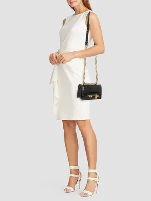Alexander McQueen Mini Jewelled Satchel - Black