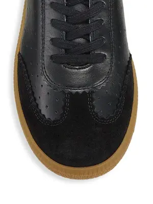 Isabel Marant Étoile Bryce Basic Leather Sneakers - Black