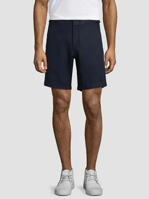 Orlebar Brown Norwich Linen Shorts - Navy