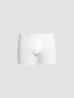 Hanro Cotton Superior Long-leg Boxer Briefs - White