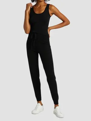 Majestic Filatures Soft Touch Scoop-neck Tank - Noir