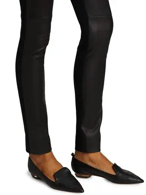 Akris Fancy Leather Pants