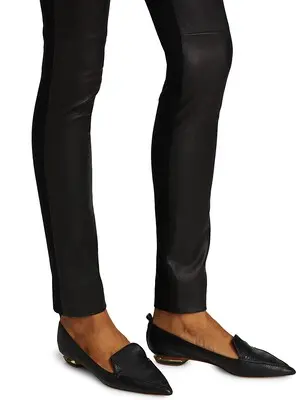 Akris Fancy Leather Pants