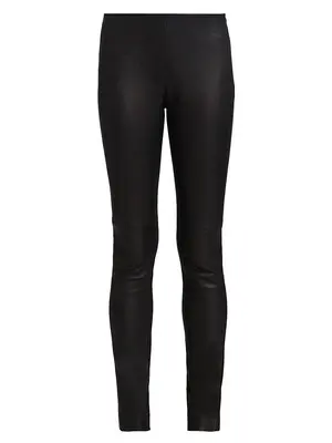 Akris Fancy Leather Pants