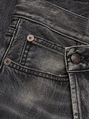 R13 Faded Crossover Jeans