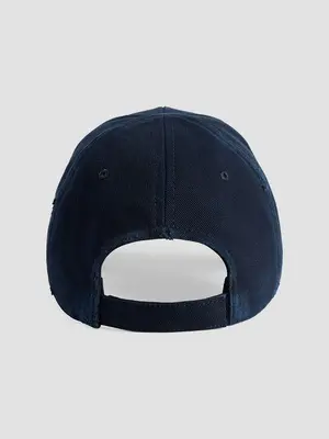 Balenciaga Logo Baseball Cap - Navy