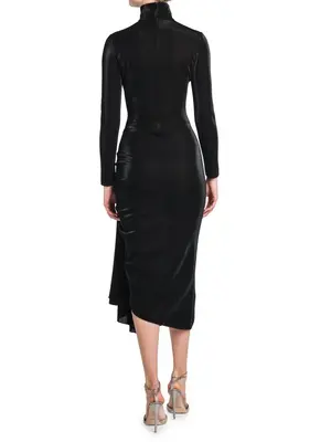 Giorgio Armani Draped Jersey Dress