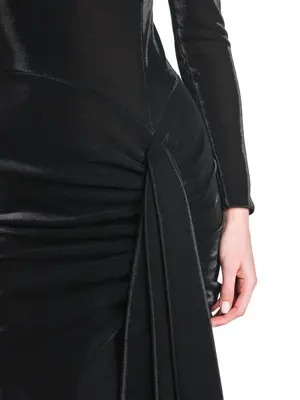 Giorgio Armani Draped Jersey Dress