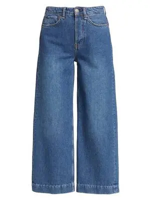 Rag & Bone Women's Maya High-Rise Cropped Jeans - Rye Harbor  - Rye Harbor
