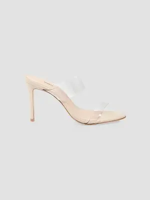 Schutz Ariella 100mm Vinyl Mules - Vinil