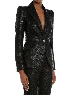Alexander McQueen Floral Lace Jacket