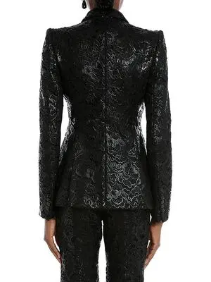 Alexander McQueen Floral Lace Jacket