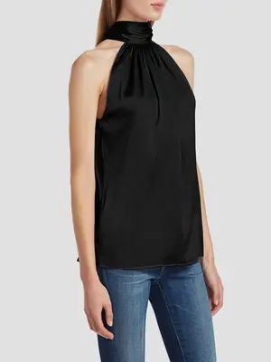 Ramy Brook Lori Silk Halter Top