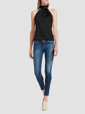 Ramy Brook Lori Silk Halter Top