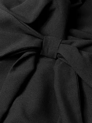 Black Halo Ara Bow Puff-sleeve Jumpsuit