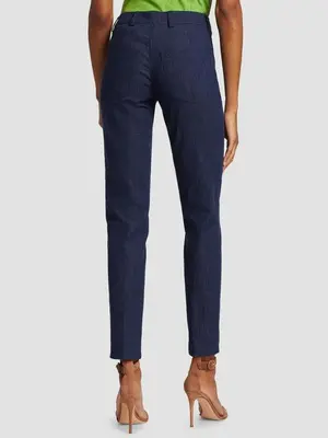 Akris Magda Elasticized Cuffed Trousers