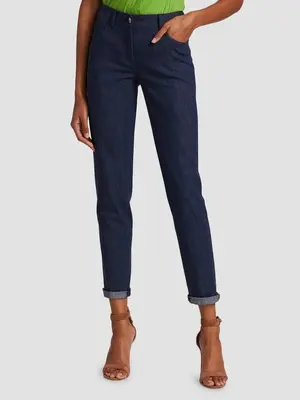 Akris Magda Elasticized Cuffed Trousers