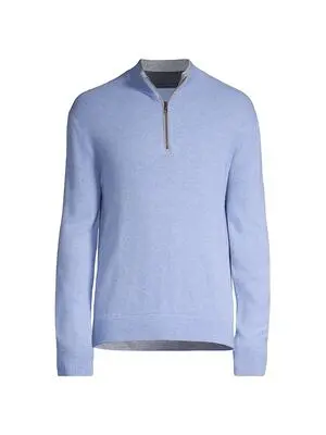 Greyson Sebonack Quarter-zip Pullover Wolf