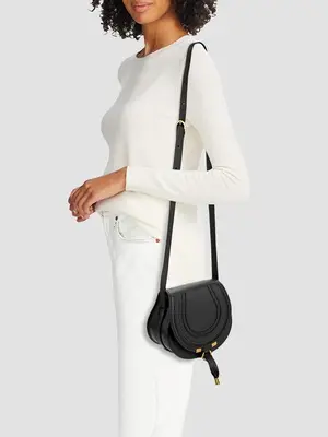 Chloé Marcie Saddle Bag - Black