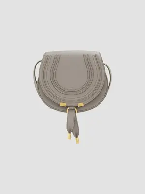 Chloé Chloé Marcie Saddle Bag Cashmere Grey