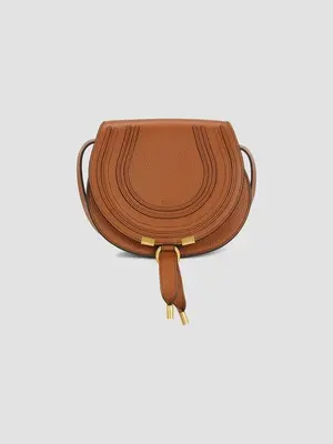 Chloé Chloé Marcie Saddle Bag Tan