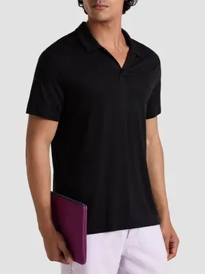 Vilebrequin Classic-fit Jersey Polo - Black
