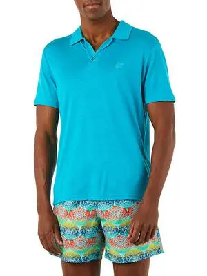 Vilebrequin Classic-fit Jersey Polo Ming Blue