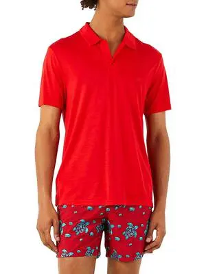 Vilebrequin Classic-fit Jersey Polo Piments