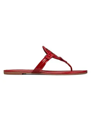 Tory Burch Miller Sandal, Patent Leather Berry