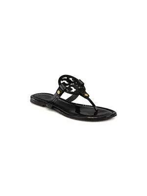 Tory Burch Miller Sandal, Patent Leather Black