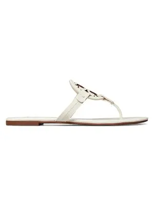 Tory Burch Miller Sandal, Patent Leather New Ivory