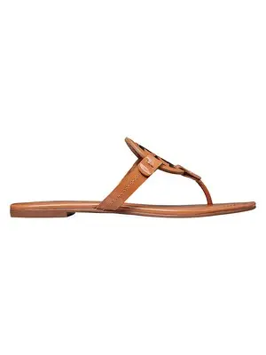 Tory Burch Miller Sandal, Patent Leather Tan