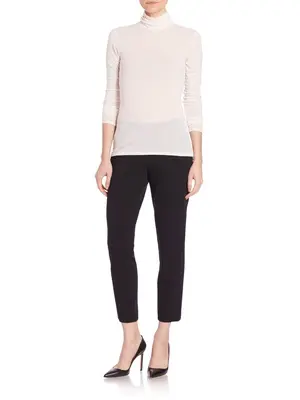 Theory Thaniel Twill Slim-fit Crop Pants