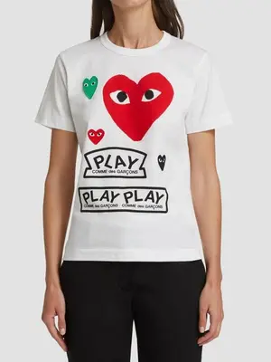 Play Comme Des Garcon Heart Play T-shirt