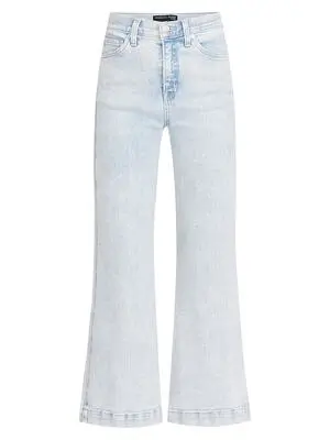 Veronica Beard Carson High-rise Ankle Flare Jeans Everest