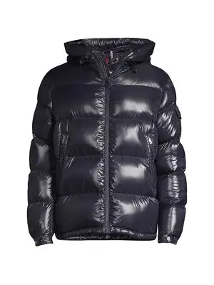 Moncler Men's Ecrins Puffer Jacket - Red - Size XL - Red  - Navy