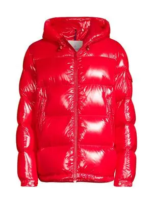 Moncler Men's Ecrins Puffer Jacket - Red - Size XL - Red  Red