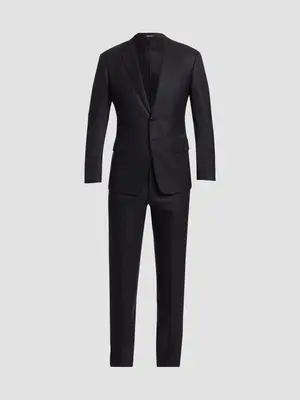 Giorgio Armani Wool Suit Black