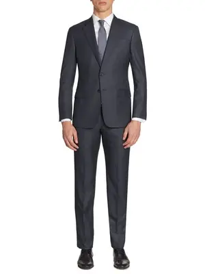 Giorgio Armani Wool Suit - Solid Dark