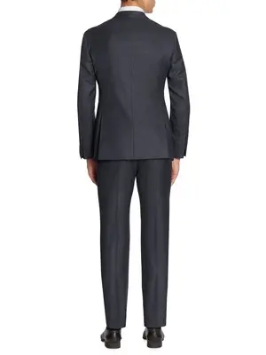 Giorgio Armani Wool Suit - Solid Dark