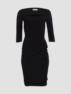 Chiara Boni La Petite Robe Kate Boatneck Dress - Black