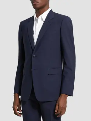 Theory Chambers Slim-fit Wool Sportcoat - Navy