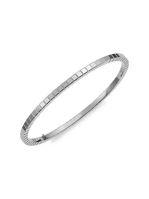 Chopard 18k Ice Cube Bracelet - White Gold