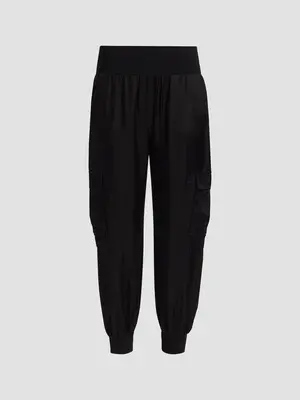 Cinq À Sept Giles Twill Cargo Joggers - Black