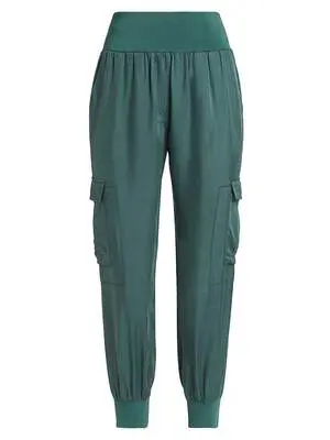Cinq À Sept Giles Twill Cargo Joggers Green Onyx